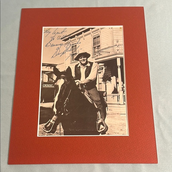 Bonanza | Art | Rare Collectible Signed Autographed Picture By Dan Hoss ...